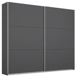 Schwebet&uuml;renschrank Rauch "AURELIO Kleiderschrank Garderobe TOPSELLER", grau (graumetallic), B:218cm H:210cm T:59cm, Holzwerkstoff, Schr&auml;nke, Schwebet&uuml;renschrank, 3 verschiedene Ausstattungsvarianten Griffe aus Metall MADE IN GERMANY