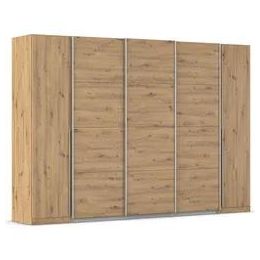 Schwebet&uuml;renschrank OTTO HOME "Dreh-/Schwebet&uuml;renschrank Kleiderschrank Familie, Agordo", braun (eiche artisan), B:301cm H:210cm T:62cm, Holzwerkstoff, Schr&auml;nke, Schwebet&uuml;renschrank, B/H/T 301x210X62cm viele Farben verf&uuml;gbar TOPSELLER Made in GERMANY