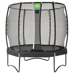 Gartentrampolin EXIT "Allure Premium, schwarz", schwarz (schwarz, gr&uuml;n), Trampoline, Kinder, &Oslash; 253cm, mit Sicherheitsnetz