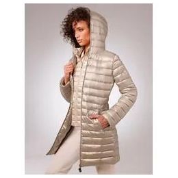 Daunenjacke CREATION L PREMIUM, Damen, Gr. 44, beige (sesam, elfenbein), 55% Polyester, 45% Polyamid, F&uuml;llung:90% Daunen, 10% Federn, unifarben, Jacken Daunenjacke