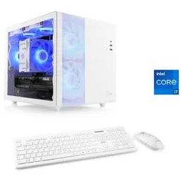 CSL PC "Cube V24167", wei&szlig;, Microsoft Windows 11 Home (64 Bit), 16 GB RAM 500 GB SSD, Desktop-PCs, PC