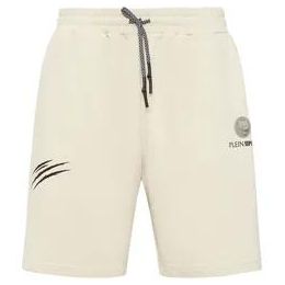 Bermudas Plein Sport "Scratch", Damen, Gr. 3XL, US-Gr&ouml;&szlig;en, 10, grau, Obermaterial: 87% Baumwolle, 13% Polyester, Hosen Bermudas