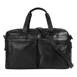 SPIKES & SPARROW Reisetasche SPIKES & SPARROW, Gr. B/H/T: 46cm x 28cm x 23cm onesize, schwarz, Leder, Taschen Reisetasche, echt Leder