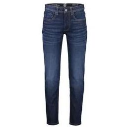 Slim-fit-Jeans Lerros "CONLIN 5-Pocket Stretch-Denim, SLIM FIT CONLIN", Damen, Gr. 34, L&auml;nge 30, blau (dunkelblau), 99% Baumwolle, 1% Elasthan, Jeans Slim-fit-Jeans, Herren Jeans, blau, bequem, Used-Look, 99% Baumwolle, 1% Elasthan