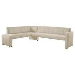 Essbank exxpo - SOFA FASHION, beige (sand), B:265cm H:83cm T:199cm, Sitzb&auml;nke, Essbank, elegant und modern mit hohem Sitzkomfort
