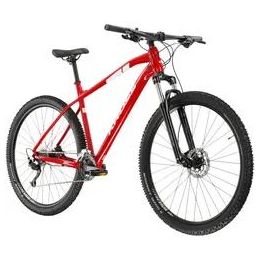 Mountainbike KROSS "KROSS MTB Hardtail Level 3.0 29" rot 18 G&auml;nge" Gr. 56, rot (rot, schwarz), Fahrr&auml;der, Herren, 56cm, 29 Zoll (73,66cm) hinten: 29 Zoll (73,66cm)