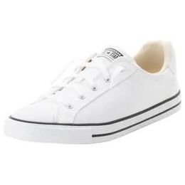 Sneaker Converse "CHUCK TAYLOR ALL STAR DAINTY LUCKY", Herren, Gr. 39, schwarz-wei&szlig; (wei&szlig;, schwarz, wei&szlig;), Textil, Schuhe Sneaker