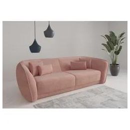 Sit & More Big-Sofa SIT & MORE "Neapel", rosa (rose), B:290cm H:86cm T:121cm, 100% Polyester, Sofas, Big-Sofa