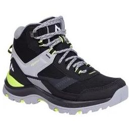 Wanderschuh MCKINLEY "Kona VI MID AQX J", Kinder, Gr. 39, schwarz night, charcoal, Synthetik, Schuhe Wanderschuh, wasserdicht