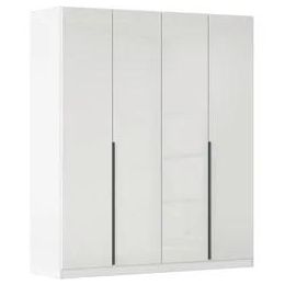 Dreht&uuml;renschrank OTTO HOME "Kleiderschrank Kleiderschr&auml;nke Schrank Garderobe AGORDO mit Glasfront", wei&szlig; (alpinwei&szlig;, glas kristallwei&szlig;), B:181cm H:229cm T:54cm, Holzwerkstoff, Schr&auml;nke, Dreht&uuml;renschrank, durchdachte Innenausstattung, in 8 Breiten und 2 H&ouml;hen MADE IN GERMANY