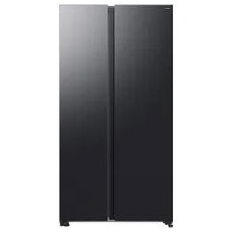 Samsung Side-by-Side "RS70F65QEF", Energieeffizienz: E (A-G), silber (schwarz steel), B:91,2cm H:178cm T:72,6cm, K&uuml;hlschr&auml;nke