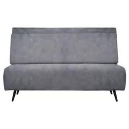 Schlafsofa Home Affaire "Linnea", grau (anthrazit), B:140cm H:87cm T:94cm, 100% Polyester, Sofas, Schlafsofa, Daybed mit aufklappbarer Liegefl&auml;che, in Webstoff, Veloursstoff, Cord