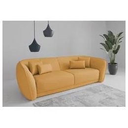 Sit & More Big-Sofa SIT & MORE "Neapel", gelb, B:290cm H:86cm T:121cm, 95%Polyester 5%Polyamid, Sofas, Big-Sofa