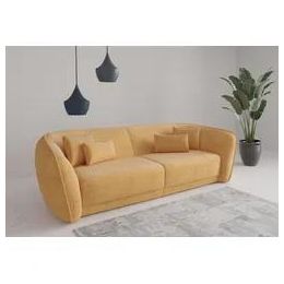 Sit & More Big-Sofa SIT & MORE "Neapel", gelb, B:290cm H:86cm T:121cm, 100% Polyester, Sofas, Big-Sofa
