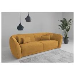 Sit & More Big-Sofa SIT & MORE "Neapel", gelb (dijon), B:290cm H:86cm T:121cm, 100% Polyester, Sofas, Big-Sofa