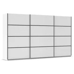 Kleiderschrank Rauch "Schwebet&uuml;renschrank OTTO ́s Choice Garderobe Schrank TOP ANGEBOT Avola", wei&szlig; (alpinwei&szlig;, leisten graumetallic), B:360cm H:229cm T:62cm, Holzwerkstoff, Schr&auml;nke, Kleiderschrank, mit eleganten Zierleisten in Chrom, Schwarz oder Wei&szlig; MADE IN GERMANY