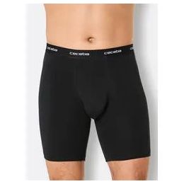 Lange Unterhose, Herren, Gr. 8, 2 Stk., schwarz, 95% Baumwolle, 5% Elasthan, Unterhosen Lange Unterhose