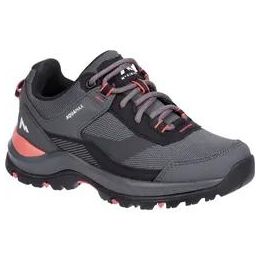 Wanderschuh MCKINLEY "Kona VI AQX J", Kinder, Gr. 37, grau (anthrazit, rot, schwarz), Synthetik, Schuhe Wanderschuh, wasserdicht