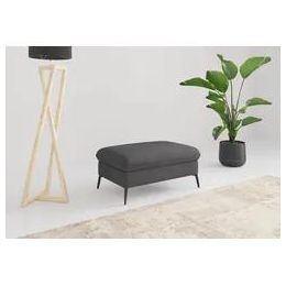 Sit & More Polsterhocker SIT & MORE "Emely", grau, B:104cm H:47cm T:69cm, 90% Polyester, 10% Polyamid, Hocker, Polsterhocker, mit praktischen Stauraum