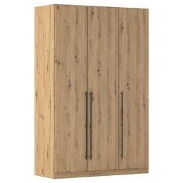 Kleiderschrank Rauch "Dreht&uuml;renschrank Schrank Garderobe W&auml;scheschrank Schlafzimmer AVOLA", braun (eiche artisan), B:136cm H:210cm T:54cm, Holzwerkstoff, Schr&auml;nke, Kleiderschrank, mit hochwertigen Stangengriffen in Schwarz aus Metall MADE IN GERMANY, Topseller