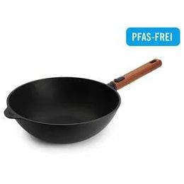 Wok Woll "Eco Logic QXR Guss-Wok- und R&uuml;hrpfanne", schwarz, H:10cm &Oslash;:28cm, Pfannen, Wok, PFAS-freie Diamond-QXR - Beschichtung