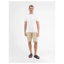 Bermudas Lerros "Cargobermuda inklusive G&uuml;rtel", Herren, Gr. 33, beige (light dune beige), 100% Baumwolle, Hosen Bermudas