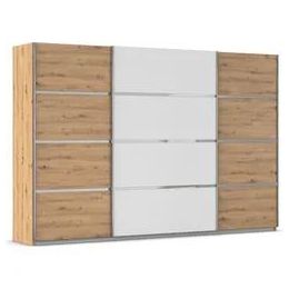 Kleiderschrank Rauch "Schwebet&uuml;renschrank OTTO ́s Choice Garderobe Schrank TOP ANGEBOT Avola", wei&szlig; (eiche artisan, alpinwei&szlig;, leisten chrom), B:315cm H:229cm T:62cm, Holzwerkstoff, Schr&auml;nke, Kleiderschrank, mit eleganten Zierleisten in Chrom, Schwarz oder Wei&szlig; MADE IN GERMANY