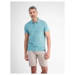 Poloshirt Lerros "Poloshirt mit Stretchanteil", Herren, Gr. S, coastal blau, 95% Baumwolle, 5% Elasthan, ohne Ausschnitt, Shirts