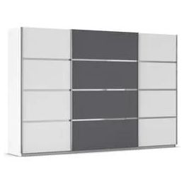 Kleiderschrank Rauch "Schwebet&uuml;renschrank OTTO ́s Choice Garderobe Schrank TOP ANGEBOT Avola", wei&szlig; (alpinwei&szlig;, graumetallic, leisten chrom), B:315cm H:210cm T:62cm, Holzwerkstoff, Schr&auml;nke, Kleiderschrank, mit eleganten Zierleisten in Chrom, Schwarz oder Wei&szlig; MADE IN GERMANY