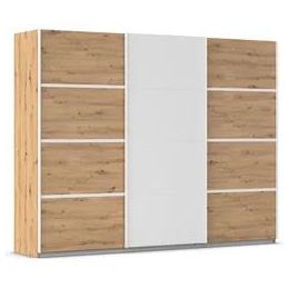 Kleiderschrank Rauch "Schwebet&uuml;renschrank OTTO ́s Choice Garderobe Schrank TOP ANGEBOT Avola", wei&szlig; (eiche artisan, alpinwei&szlig;, leisten wei&szlig;), B:271cm H:210cm T:62cm, Holzwerkstoff, Schr&auml;nke, Kleiderschrank, mit eleganten Zierleisten in Chrom, Schwarz oder Wei&szlig; MADE IN GERMANY