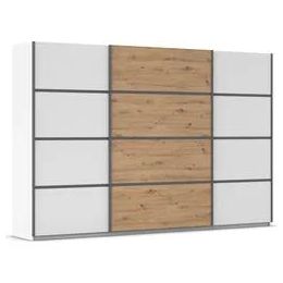Kleiderschrank Rauch "Schwebet&uuml;renschrank OTTO ́s Choice Garderobe Schrank TOP ANGEBOT Avola", wei&szlig; (alpinwei&szlig;, eiche artisan, leisten graumetallic), B:315cm H:229cm T:62cm, Holzwerkstoff, Schr&auml;nke, Kleiderschrank, mit eleganten Zierleisten in Chrom, Schwarz oder Wei&szlig; MADE IN GERMANY