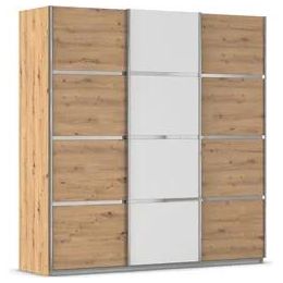 Kleiderschrank Rauch "Schwebet&uuml;renschrank OTTO ́s Choice Garderobe Schrank TOP ANGEBOT Avola", wei&szlig; (eiche artisan, alpinwei&szlig;, leisten chrom), B:203cm H:229cm T:62cm, Holzwerkstoff, Schr&auml;nke, Kleiderschrank, mit eleganten Zierleisten in Chrom, Schwarz oder Wei&szlig; MADE IN GERMANY