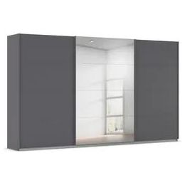 Kleiderschrank Rauch "Schwebet&uuml;renschrank OTTO ́s Choice Garderobe Schrank TOP ANGEBOT Avola", grau (graumetallic, leisten graumetallic), B:360cm H:229cm T:62cm, Holzwerkstoff, Schr&auml;nke, Kleiderschrank, mit eleganten Zierleisten in Chrom, Schwarz oder Wei&szlig; MADE IN GERMANY