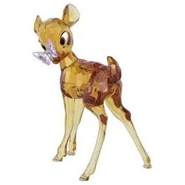 Dekofigur Swarovski "Kristallfigur Sammelfigur Disney Classics Bambi", braun (braun, lila), Dekofiguren, B/H/T: 6,9cm x 7,9cm x 10,6cm, Swarovski Kristall, Swarovski Kristall, B:6,9cm H:7,9cm T:10,6cm