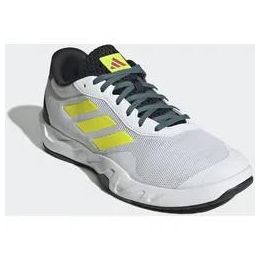Trainingsschuh Adidas PERFORMANCE "AMPLIMOVE", Damen, Gr. 44, cloud wei&szlig;, lucid lemon, shock pink, Synthetik, Textil, Schuhe