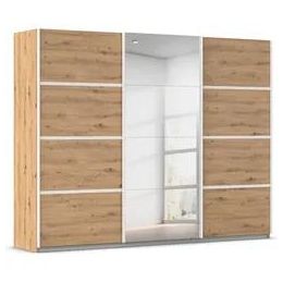 Kleiderschrank Rauch "Schwebet&uuml;renschrank OTTO ́s Choice Garderobe Schrank TOP ANGEBOT Avola", beige (eiche artisan, leisten wei&szlig;), B:271cm H:210cm T:62cm, Holzwerkstoff, Schr&auml;nke, Kleiderschrank, mit eleganten Zierleisten in Chrom, Schwarz oder Wei&szlig; MADE IN GERMANY
