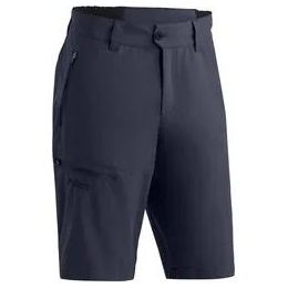 Outdoorhose Maier Sports "Nil Short Loop", Herren, Gr. 46, Normalgr&ouml;&szlig;en, blau (dunkelblau), 100% Polyester, Hosen Outdoorhose, Herren Shorts, kurze Wanderhose, Outdoorhose 4 Taschen, Regular Fit
