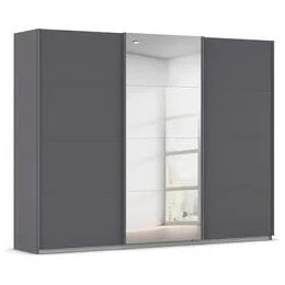 Kleiderschrank Rauch "Schwebet&uuml;renschrank OTTO ́s Choice Garderobe Schrank TOP ANGEBOT Avola", grau (graumetallic, leisten graumetallic), B:271cm H:210cm T:62cm, Holzwerkstoff, Schr&auml;nke, Kleiderschrank, mit eleganten Zierleisten in Chrom, Schwarz oder Wei&szlig; MADE IN GERMANY