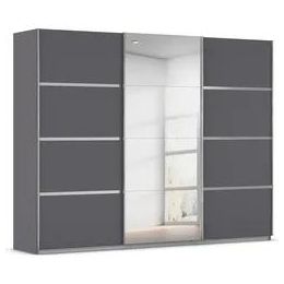 Kleiderschrank Rauch "Schwebet&uuml;renschrank OTTO ́s Choice Garderobe Schrank TOP ANGEBOT Avola", grau (graumetallic, leisten chrom), B:271cm H:229cm T:62cm, Holzwerkstoff, Schr&auml;nke, Kleiderschrank, mit eleganten Zierleisten in Chrom, Schwarz oder Wei&szlig; MADE IN GERMANY, Topseller