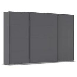 Kleiderschrank Rauch "Schwebet&uuml;renschrank OTTO ́s Choice Garderobe Schrank TOP ANGEBOT Avola", grau (graumetallic, leisten graumetallic), B:315cm H:229cm T:62cm, Holzwerkstoff, Schr&auml;nke, Kleiderschrank, mit eleganten Zierleisten in Chrom, Schwarz oder Wei&szlig; MADE IN GERMANY