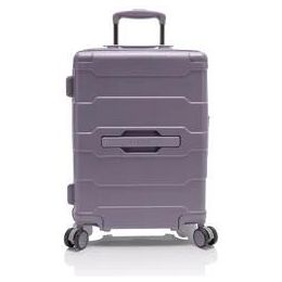 Hartschalen-Trolley Heys "ReNew, verschiedene Gr&ouml;&szlig;en und Farben", Gr. B/H/T: 35cm x 50,5cm x 23,3cm 47 l, lila (amethyst), Kunststoff, clean, matt, Basic, Koffer, herausnehmbares Innenfutter Volumenerweiterung 5 Jahre Garantie