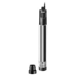 Tiefbrunnenpumpe Gardena "6000/5 inox automatic, 1499-20", silber (silberfarben), B:19,5cm H:16cm L:89cm, Pumpen, 6000 l/h max. F&ouml;rdermenge