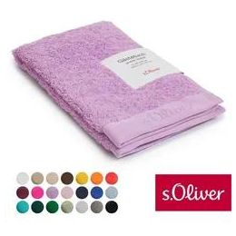G&auml;stehandtuch s.Oliver "s.Oliver, Premium Qualit&auml;t, 600 gr/m2, auch als Sets erh&auml;ltlich", lila, B:30cm L:50cm, Walkfrottier, Baumwolle, Handt&uuml;cher, gro&szlig;e Farbauswahl, auch als Duschtuch, Waschhandschuh, Handtuch