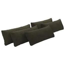 Sofakissen OTTO HOME "Mikado", gr&uuml;n (dunkelgr&uuml;n), B:65cm H:25cm T:10cm, 100% Polyester, Polsterauflagen, Sofakissen, 3,5,6,7-teilige Kissen-Sets zur Auswahl