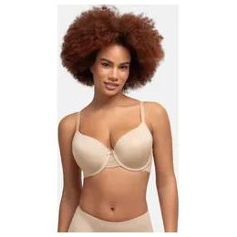 B&uuml;gel-BH Dorina "Adele", Damen, Gr. 100, Cup E, beige, Obermaterial: 58% Polyamid, 25% Polyester, 17% Elasthan, unifarben, bequem, BHs B&uuml;gel-BH, mit vorgeformten K&ouml;rbchen