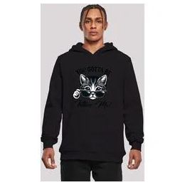 Kapuzenpullover F4NT4STIC "K&auml;tzchen You Gotta Be Kitten Me", Herren, Gr. L, schwarz, Obermaterial: 65% Baumwolle, 35% Polyester, slim fit, Pullover Kapuzenpullover, Premium Qualit&auml;t