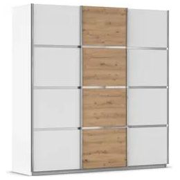 Kleiderschrank Rauch "Schwebet&uuml;renschrank OTTO ́s Choice Garderobe Schrank TOP ANGEBOT Avola", wei&szlig; (alpinwei&szlig;, eiche artisan, leisten chrom), B:203cm H:210cm T:62cm, Holzwerkstoff, Schr&auml;nke, Kleiderschrank, mit eleganten Zierleisten in Chrom, Schwarz oder Wei&szlig; MADE IN GERMANY