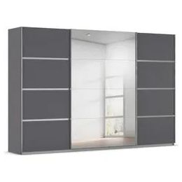 Kleiderschrank Rauch "Schwebet&uuml;renschrank OTTO ́s Choice Garderobe Schrank TOP ANGEBOT Avola", grau (graumetallic, leisten chrom), B:315cm H:229cm T:62cm, Holzwerkstoff, Schr&auml;nke, Kleiderschrank, mit eleganten Zierleisten in Chrom, Schwarz oder Wei&szlig; MADE IN GERMANY, Topseller