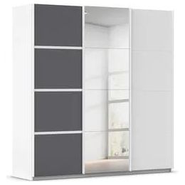 Kleiderschrank Rauch "Schwebet&uuml;renschrank OTTO ́s Choice Garderobe Schrank TOP ANGEBOT Avola", wei&szlig; (alpinwei&szlig;, graumetallic, leisten wei&szlig;), B:203cm H:229cm T:62cm, Holzwerkstoff, Schr&auml;nke, Kleiderschrank, mit eleganten Zierleisten in Chrom, Schwarz oder Wei&szlig; MADE IN GERMANY, Topseller