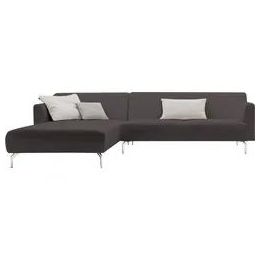 Ecksofa "CR.446 Designsofa mit erstklassigem Sitzkomfort zum Wohlf&uuml;hlen", grau (graubraun oskar), B:296cm H:82cm T:179cm, CREATION BY ROLF BENZ, Sofas, Ecksofa, in minimalistischer, schwereloser Optik, Breite 296 cm